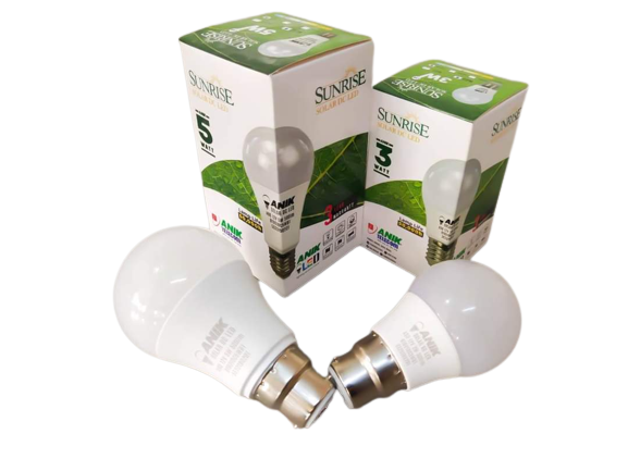 03 Watt DC LED Bulb B-22/E27 Sunrise – Anik – Jubayer Electronics