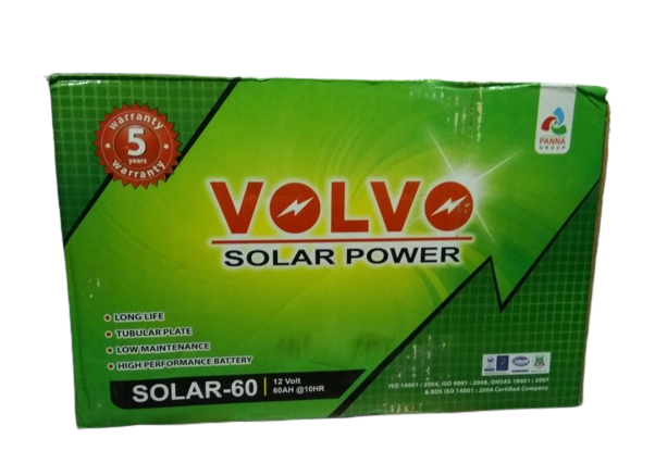 60AH VOLVO SOLAR BATTERY – Jubayer Electronics