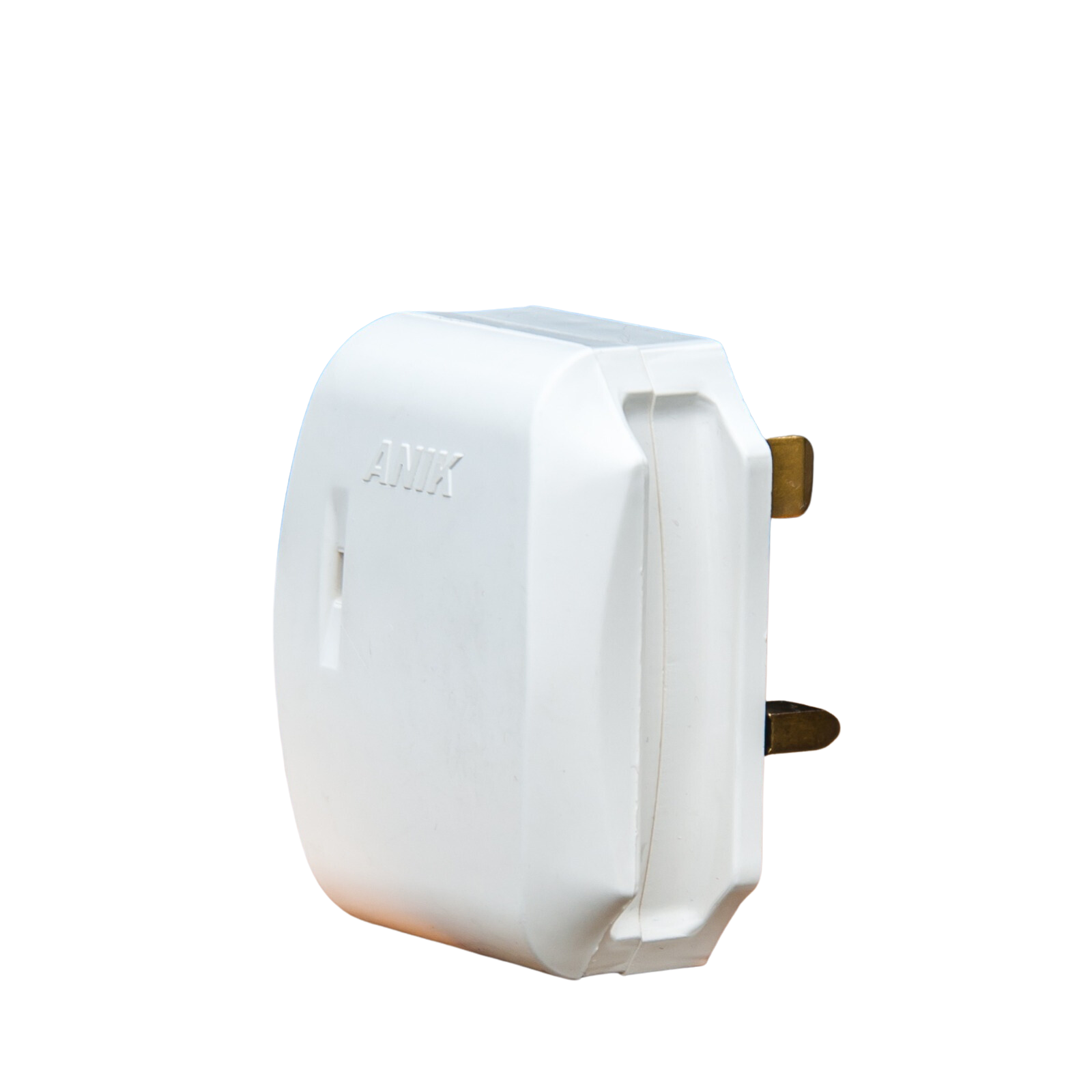 Fused 13A 3 Pin Flat Plug Premium Quality White Connector Cord Adapter ...