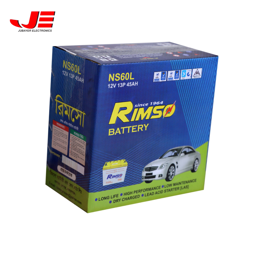 Rimso Car Battery NS60L – Jubayer Electronics